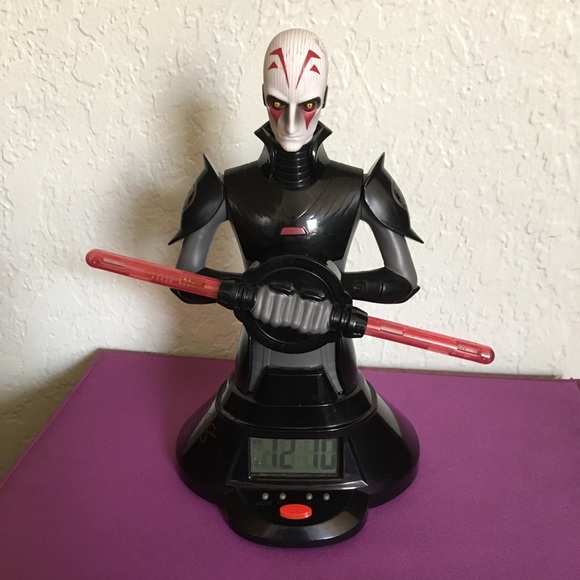 Disney | Other | Disney Star Wars Lightsaber Alarm Clock The Inquisitor ...